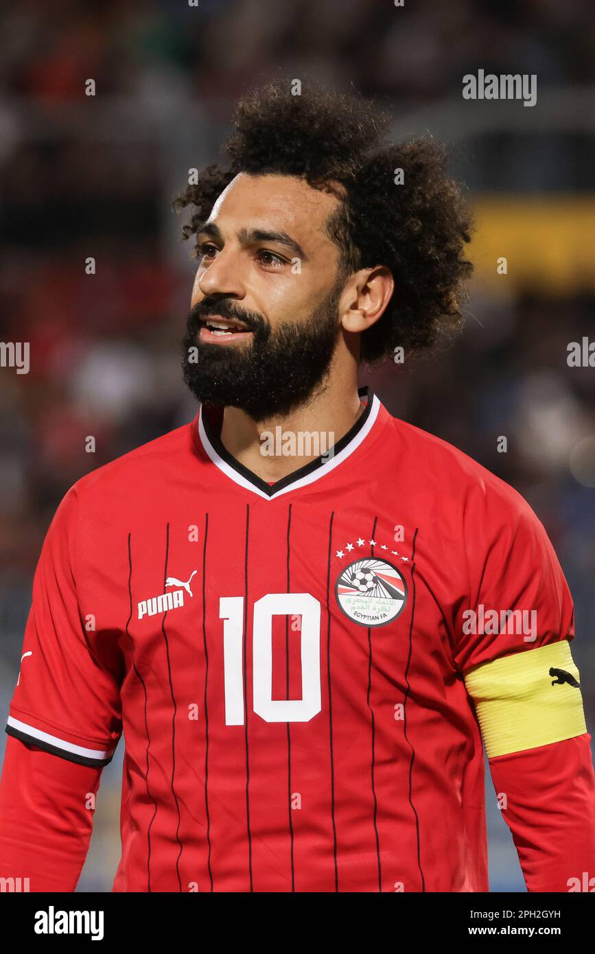 EGYPT, Cairo - 24 March 2023 - Mohamed Salah of Egypt during Qualifying ...