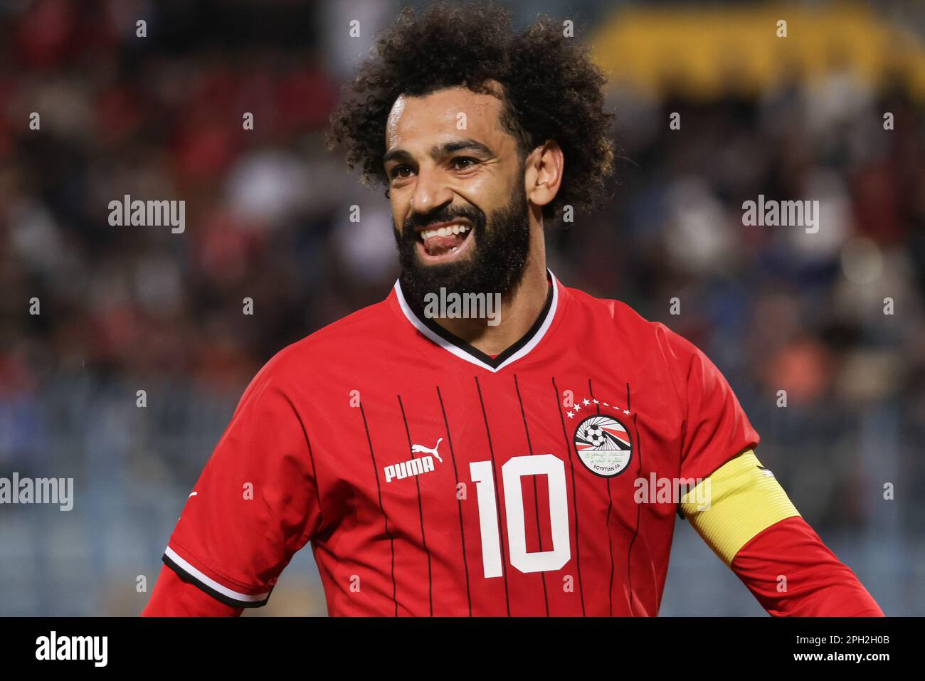 EGYPT, Cairo - 24 March 2023 - Mohamed Salah of Egypt during Qualifying ...
