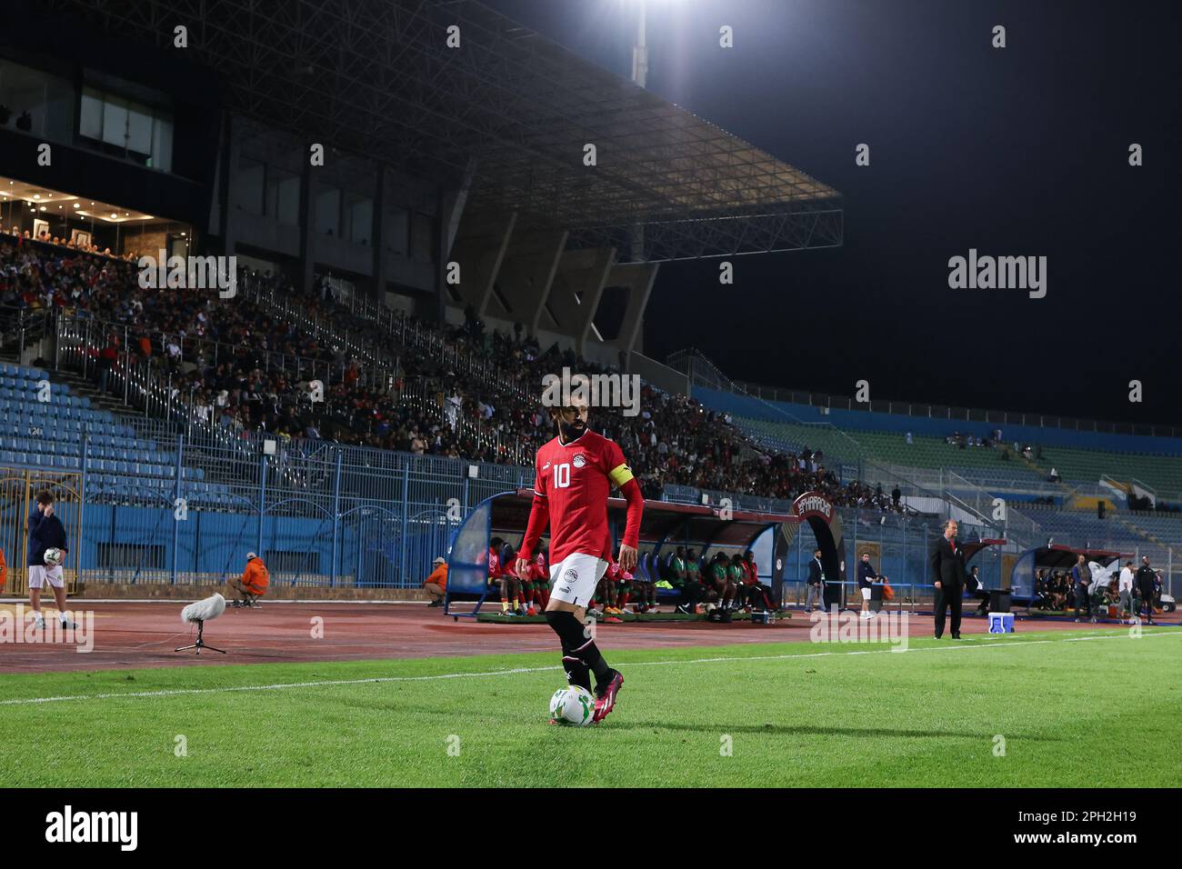EGYPT, Cairo - 24 March 2023 - Mohamed Salah of Egypt during Qualifying ...