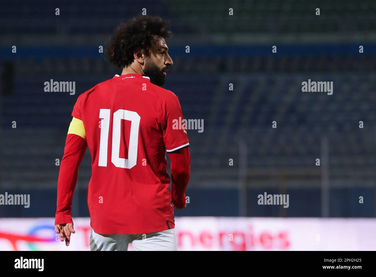 EGYPT, Cairo - 24 March 2023 - Mohamed Salah of Egypt during Qualifying ...
