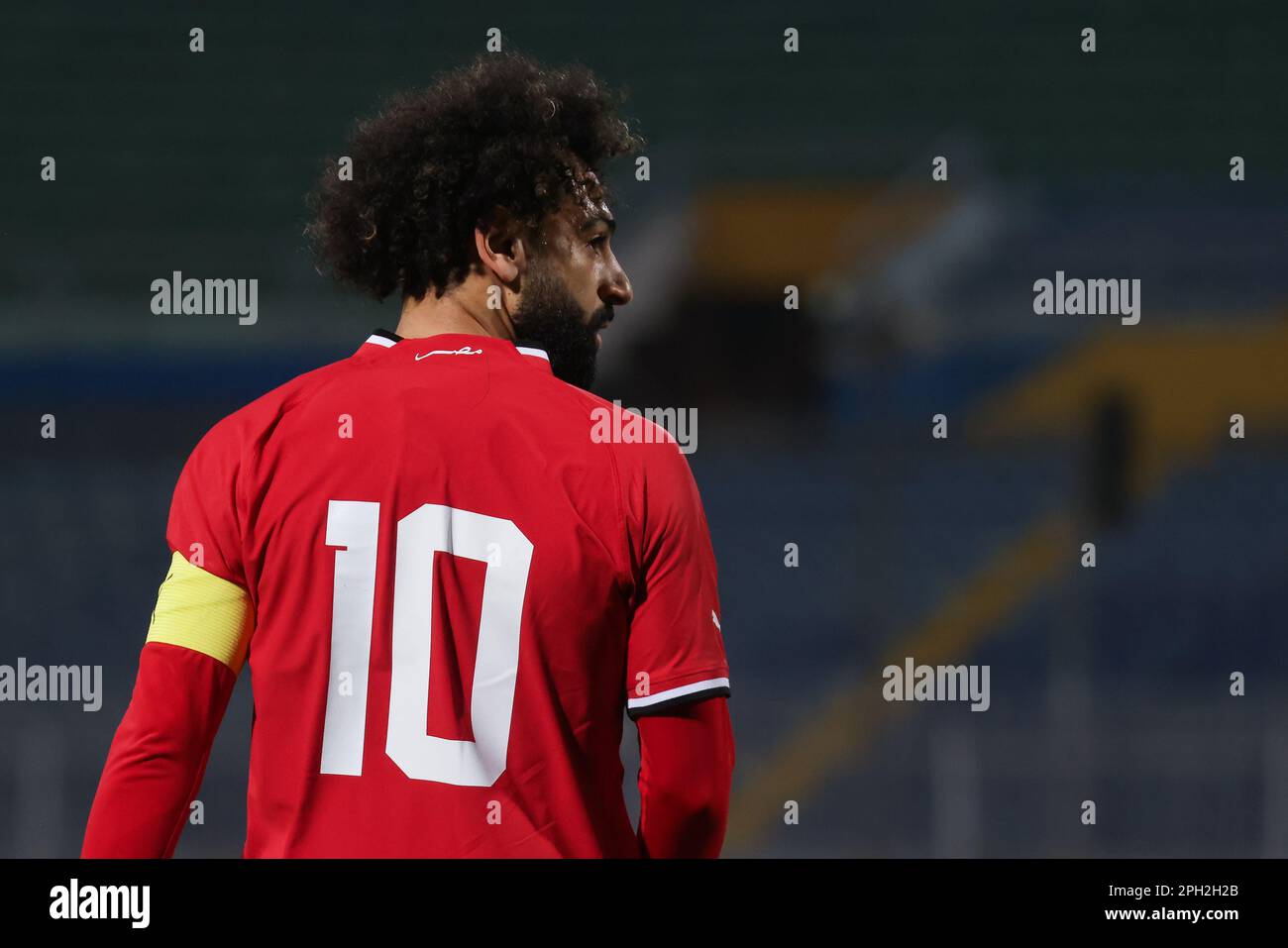 EGYPT, Cairo - 24 March 2023 - Mohamed Salah of Egypt during Qualifying ...
