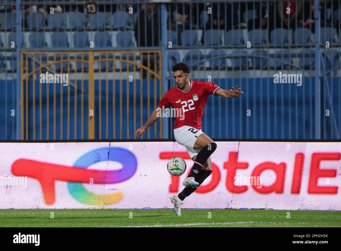 EGYPT, Cairo - 24 March 2023 - Mohamed Salah of Egypt during Qualifying ...