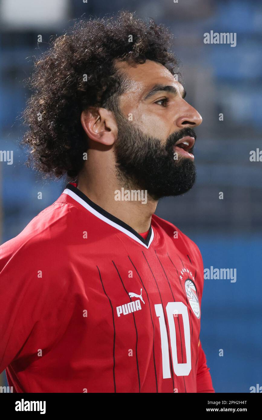 EGYPT, Cairo - 24 March 2023 - Mohamed Salah of Egypt during Qualifying ...
