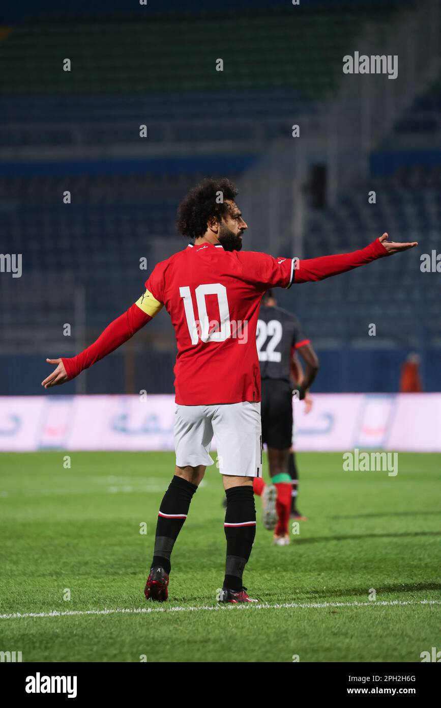 EGYPT, Cairo - 24 March 2023 - Mohamed Salah of Egypt during Qualifying ...