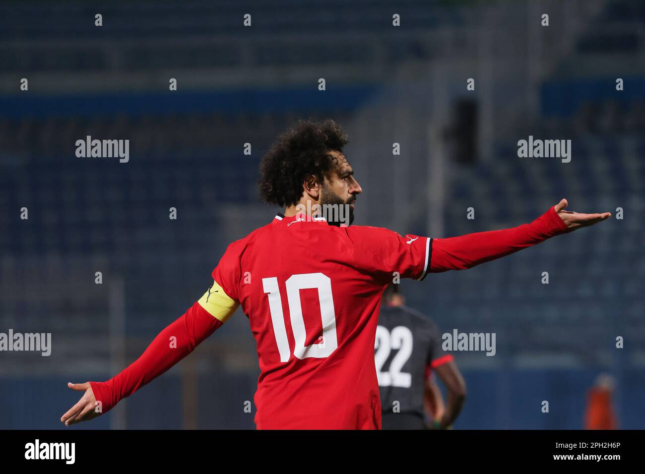 EGYPT, Cairo - 24 March 2023 - Mohamed Salah of Egypt during Qualifying ...