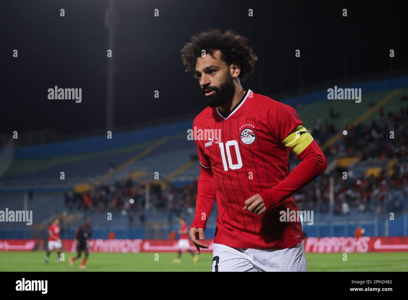 EGYPT, Cairo - 24 March 2023 - Mohamed Salah of Egypt during Qualifying ...