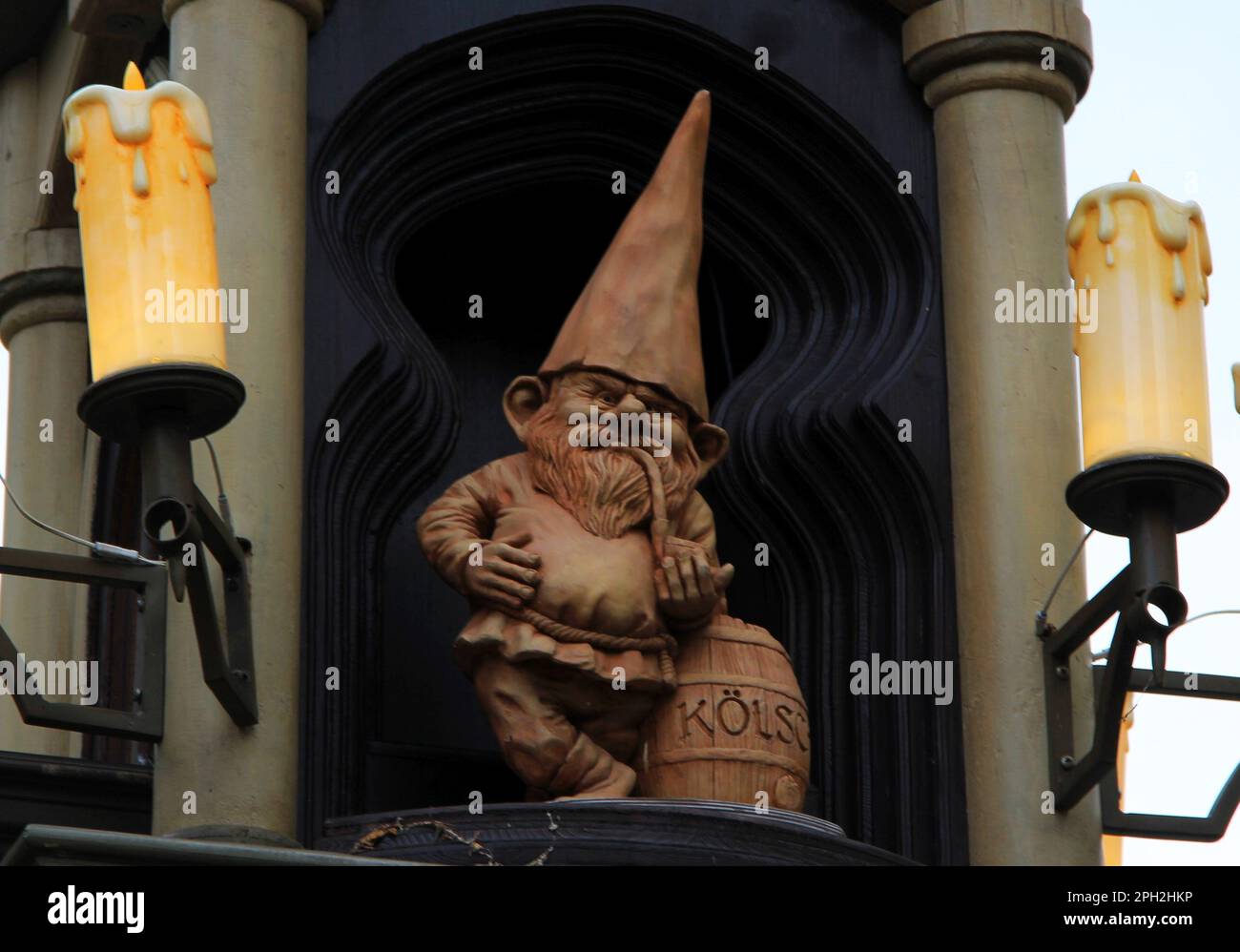 Cologne Elves in the Cologne Winter Markets, Germany (Smoking Elf Stock ...