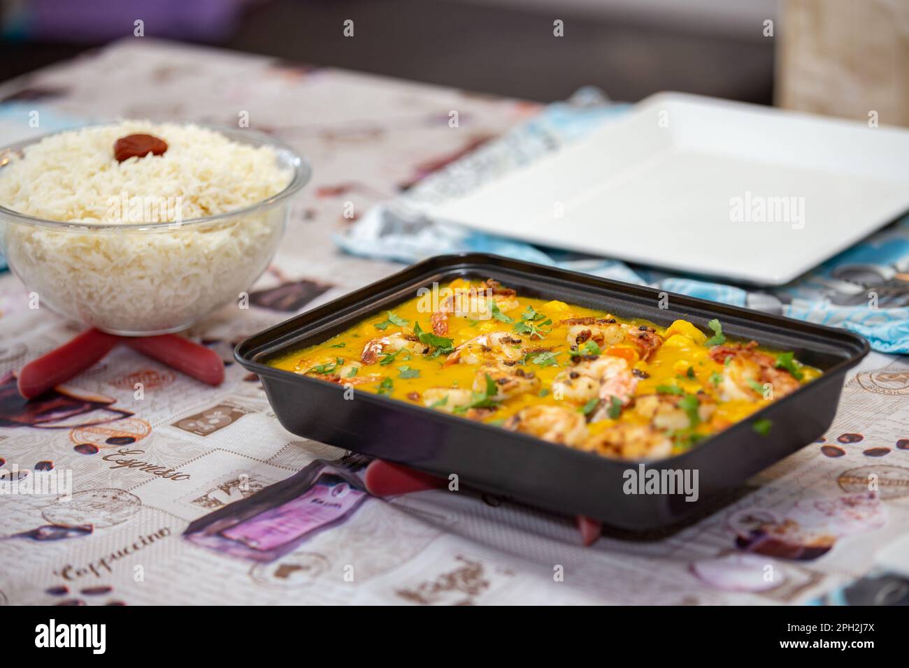 Traditional Brazilian recipe, shrimp bobó Stock Photo - Alamy