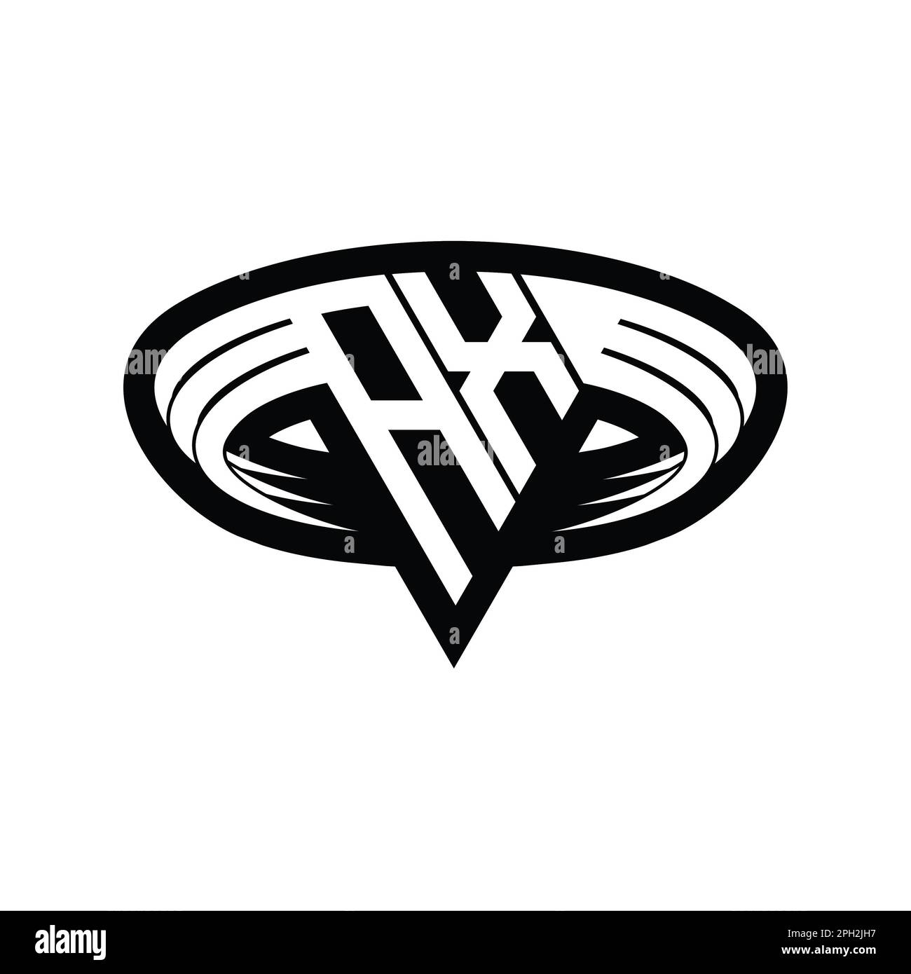 AX Logo monogram letter with triangle shape slice isolated outline ...