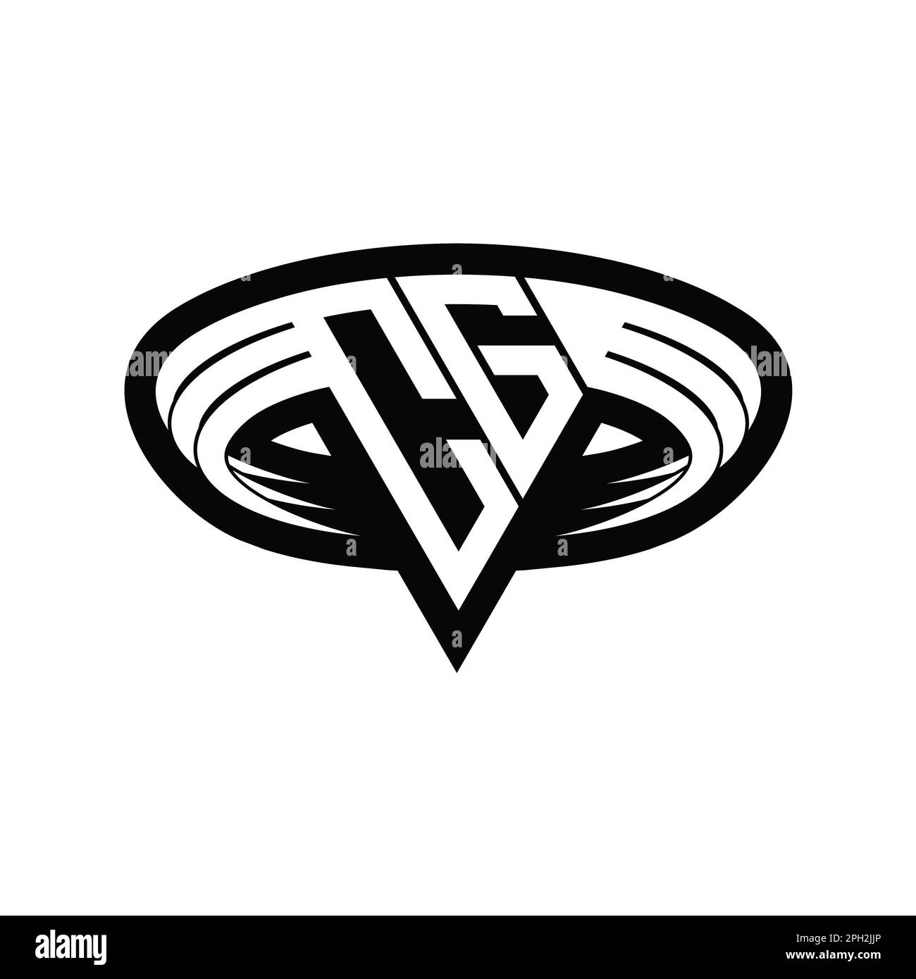 CG Logo monogram letter with triangle shape slice isolated outline ...