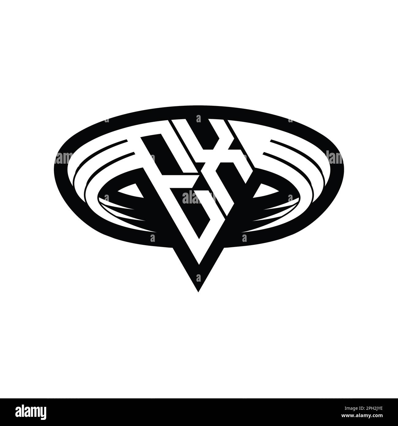 EX Logo monogram letter with triangle shape slice isolated outline ...