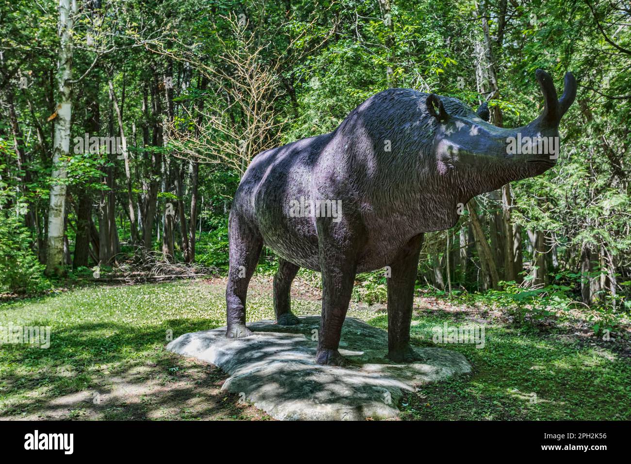 Prehistoric World in Eastern Ontario, Canada, is a multi-acre outdoor ...