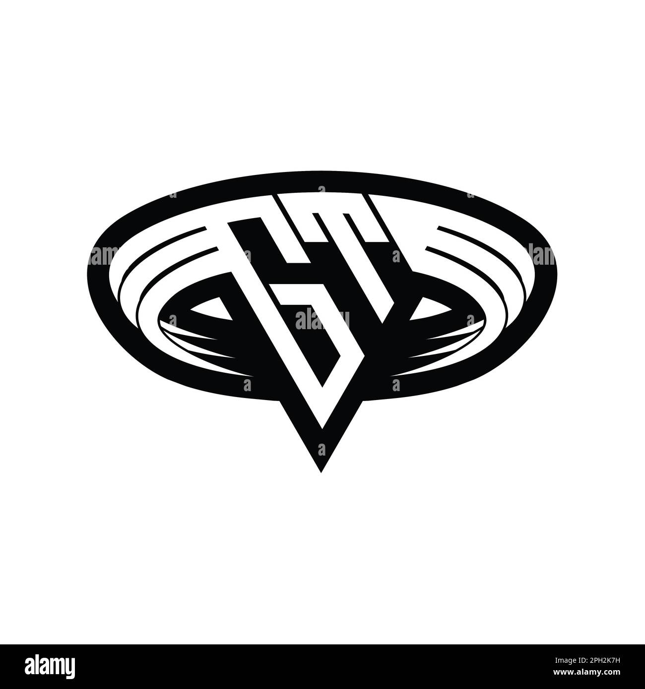 GT Logo monogram letter with triangle shape slice isolated outline ...