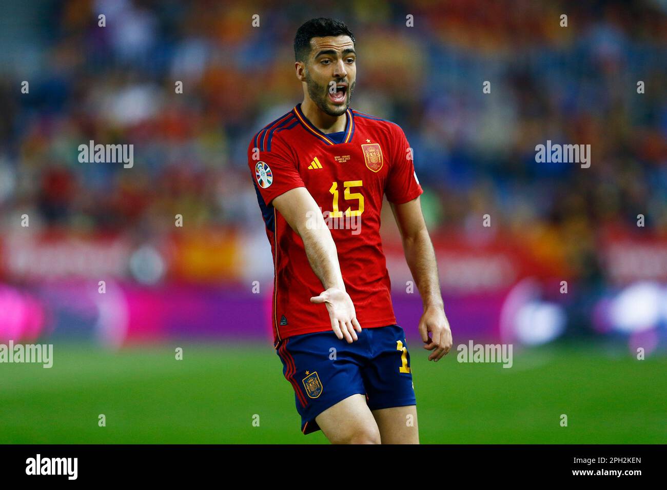 Mikel Merino of Spain during the European Qualifiers match between ...