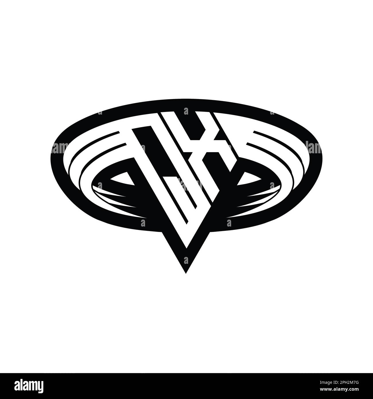 QX Logo monogram letter with triangle shape slice isolated outline ...