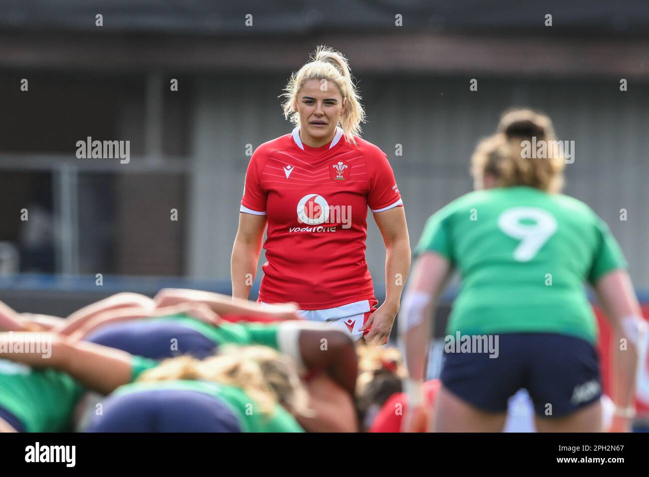 Carys Williams-Morris of Wales during the TikTok Women’s Six Nations ...