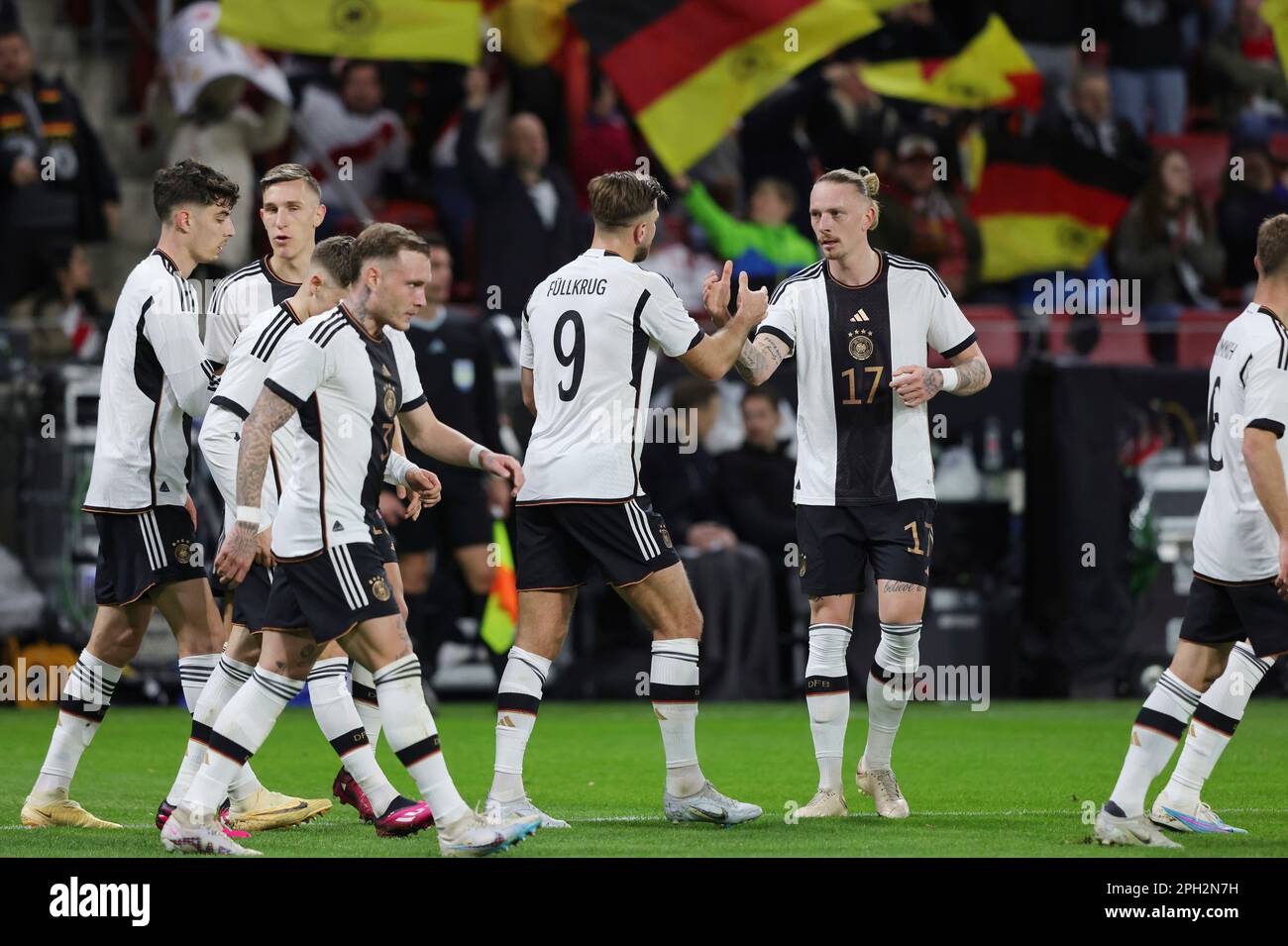Mainz, Deutschland. 25th Mar, 2023. firo: 25.03.2023, football, soccer ...
