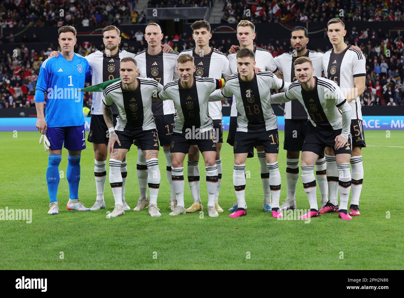 Mainz, Deutschland. 25th Mar, 2023. firo: 25.03.2023, football, soccer ...