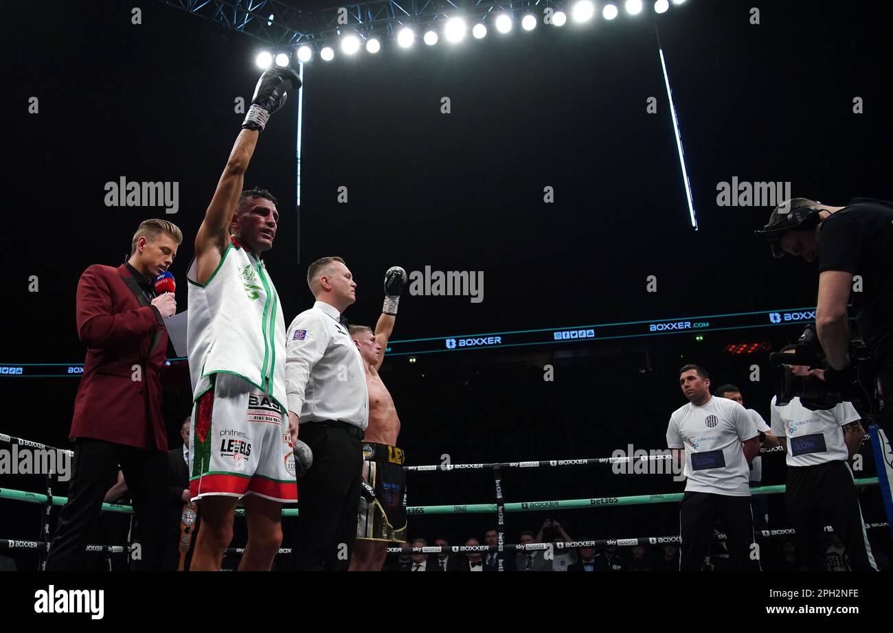 Michael Gomez Jr celebrates victory in the BBBofC English Super ...