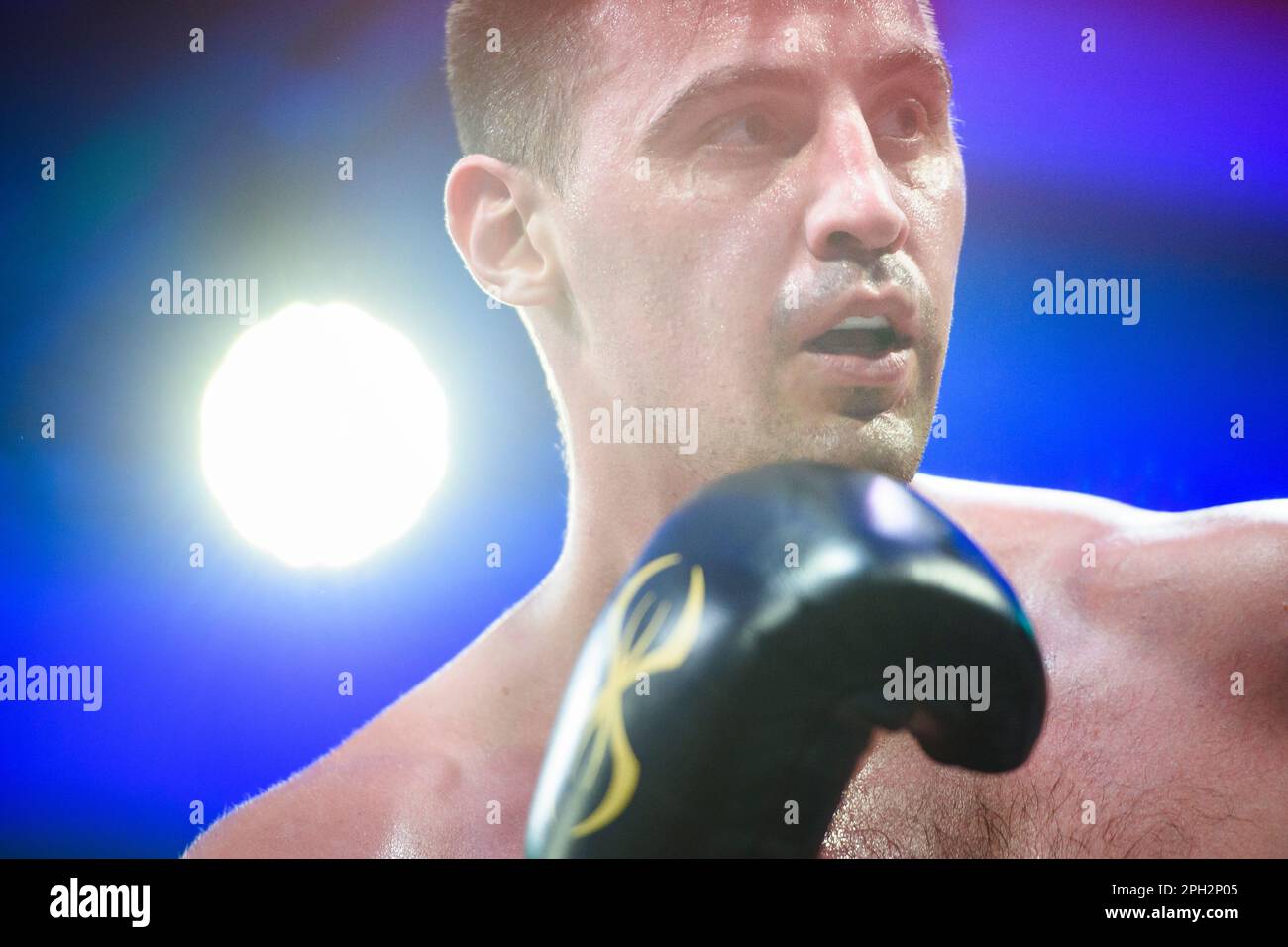 Hamburg, Germany. 25th Mar, 2023. Boxing: Boxing gala of the P2M stable ...