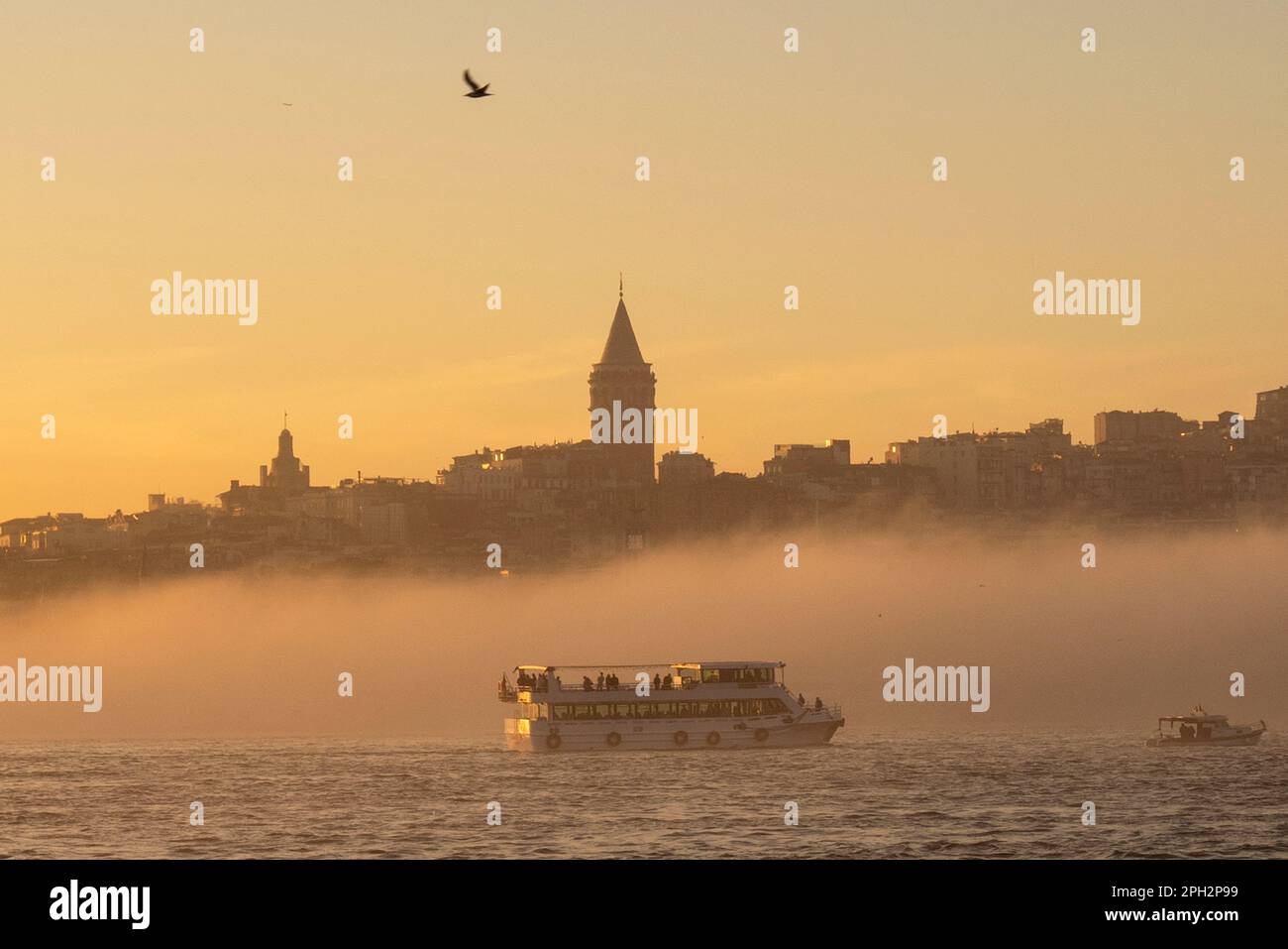 Istanbul, Istanbul, Turkey. 25th Mar, 2023. A view from Galata Tower in ...