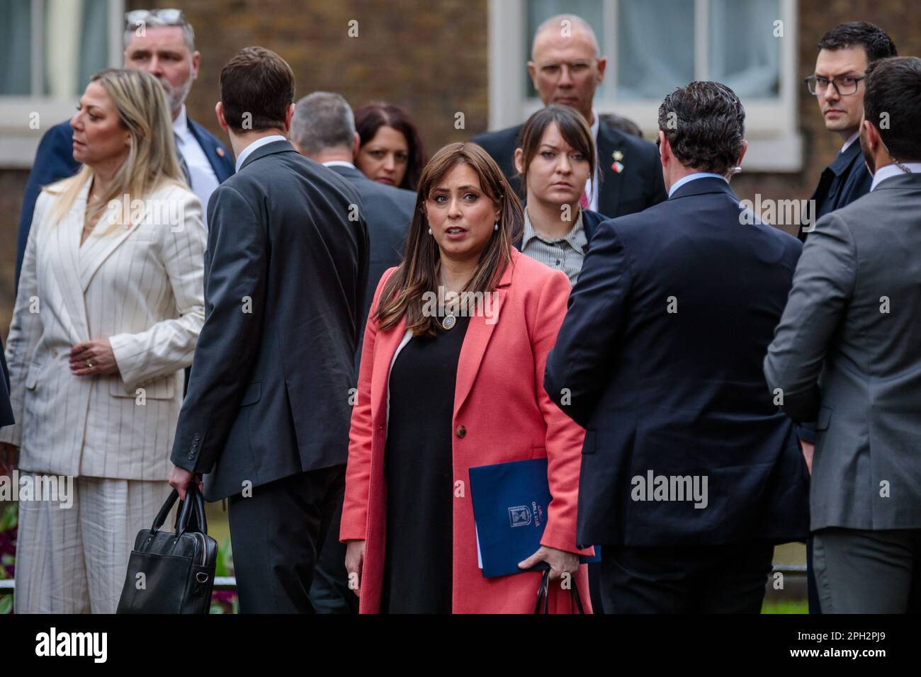 Downing Street, London, UK. 24th March 2023. Israeli Ambassador to UK ...
