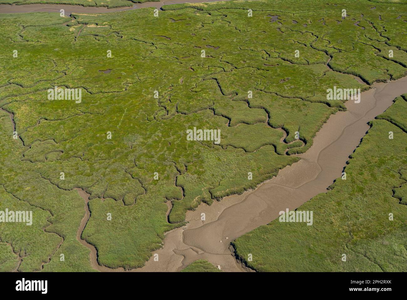 Aerial Views over Carmarthenshire, West Wales Stock Photo - Alamy