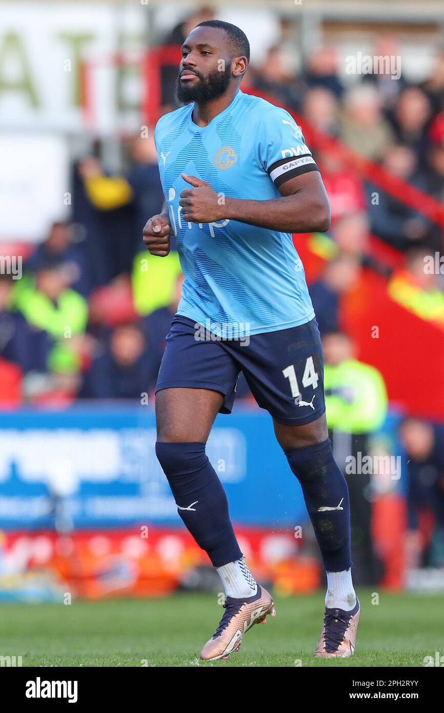 Lenell John-Lewis #14 of York City during the Vanarama National League ...