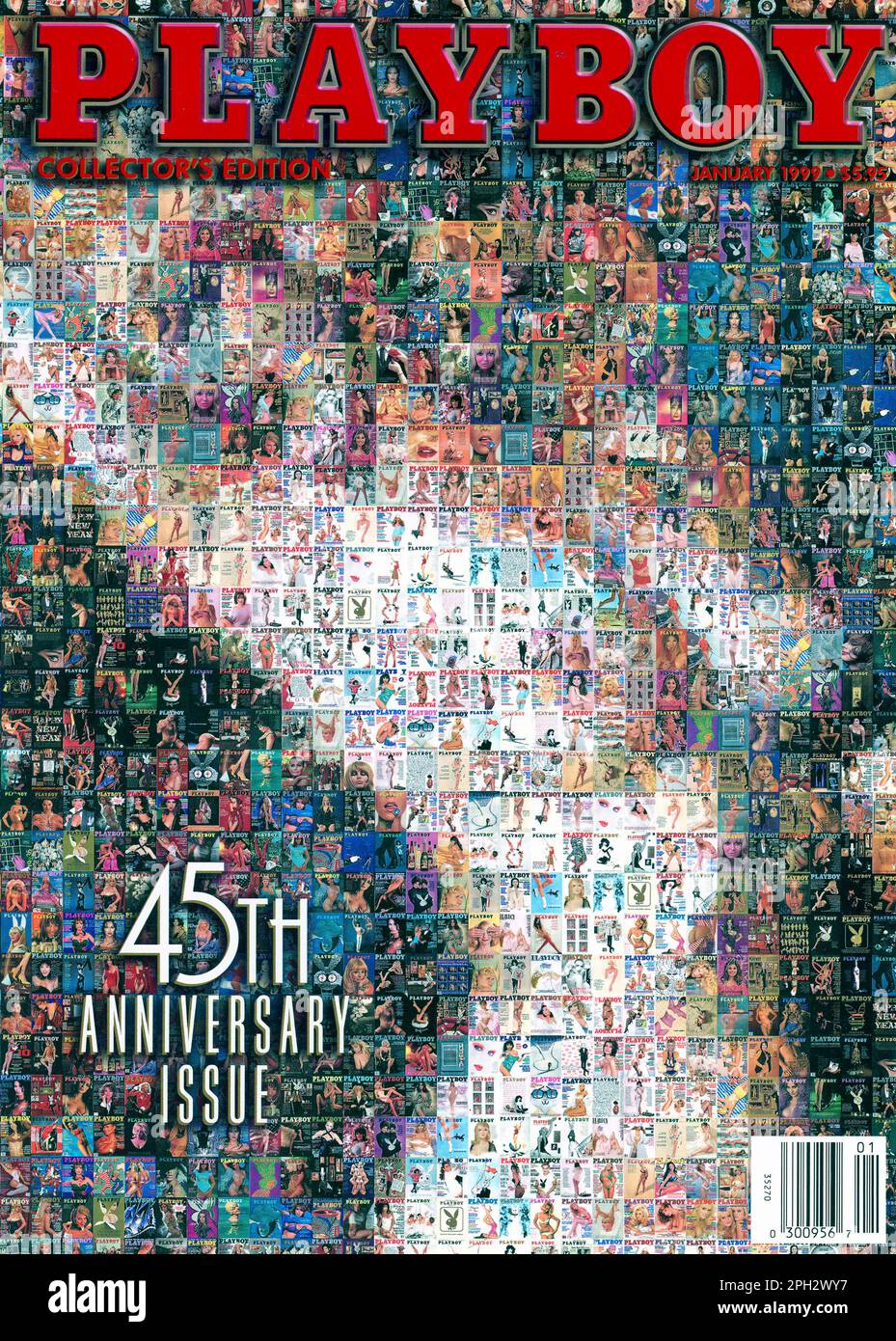 Vintage January 1999 "Playboy" 45th Anniversary Issue, USA Stock Photo ...