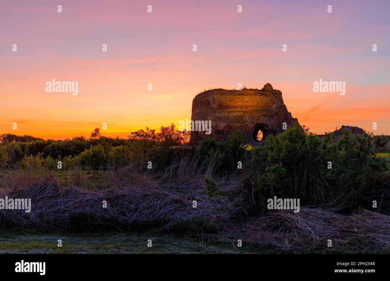 old Bach fortress in Vojvodina, Serbia Stock Photo - Alamy