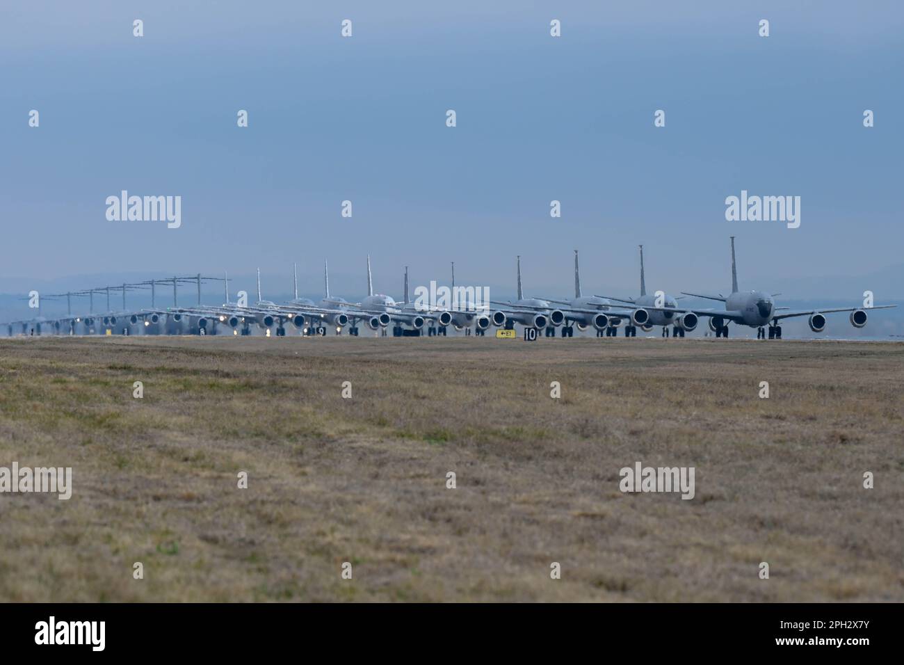KC-135 Stratotankers, C-17 Globemaster IIIs and KC-46 Pegasus aircraft ...