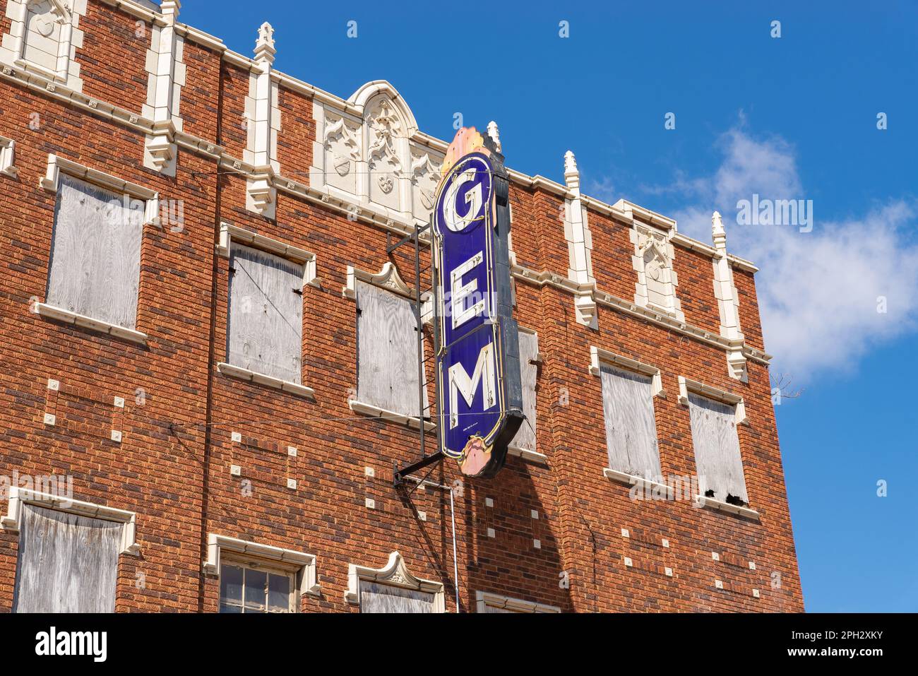 Ghost town run down midwest hi-res stock photography and images - Alamy