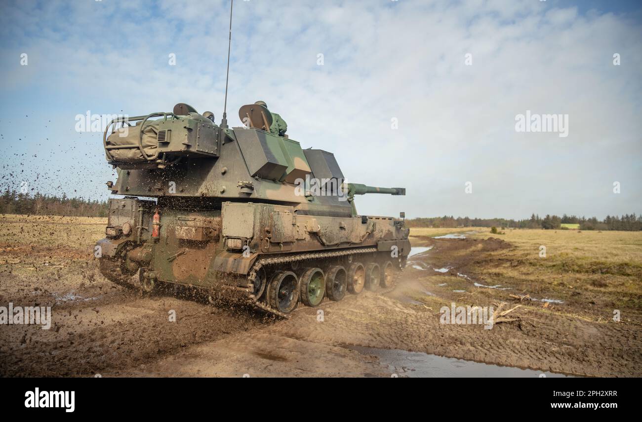 Polish soldiers assigned to the Multinational Field Artillery Brigade ...