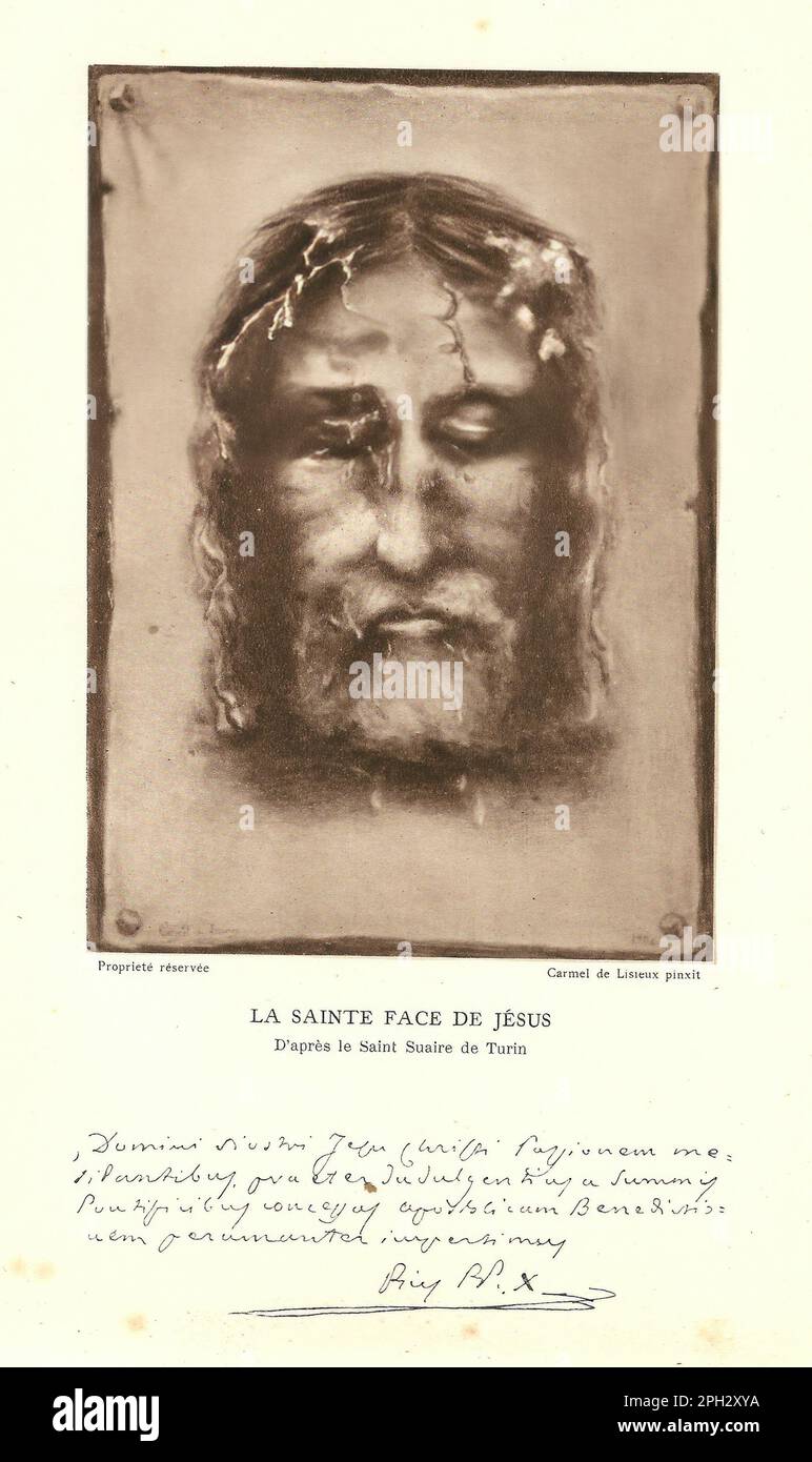 Jesus Christ image from the shroud of Turin. Digital Enhancement ...