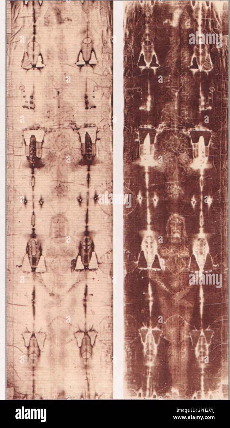 Jesus Christ image from the shroud of Turin. Digital Enhancement ...