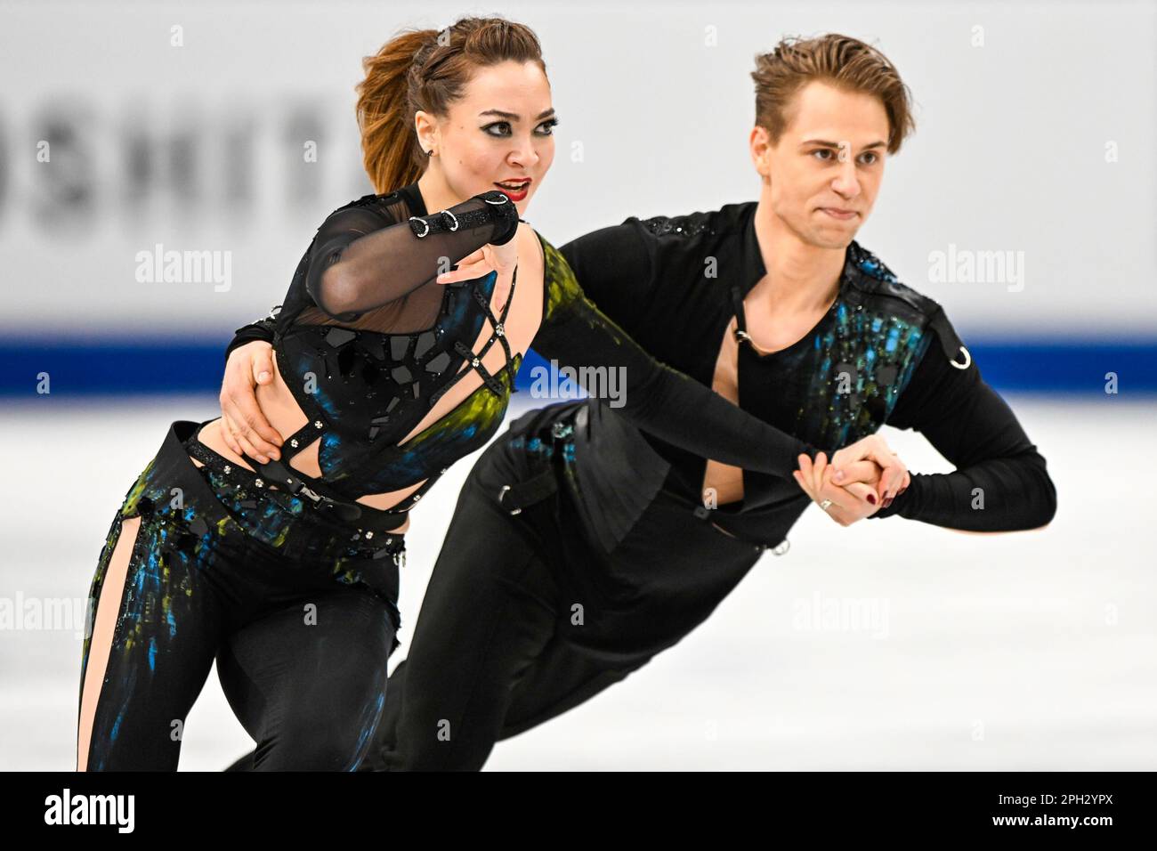 SAITAMA, JAPAN - MARCH 25: Allison Reed and Saulius Ambrulevicius of ...
