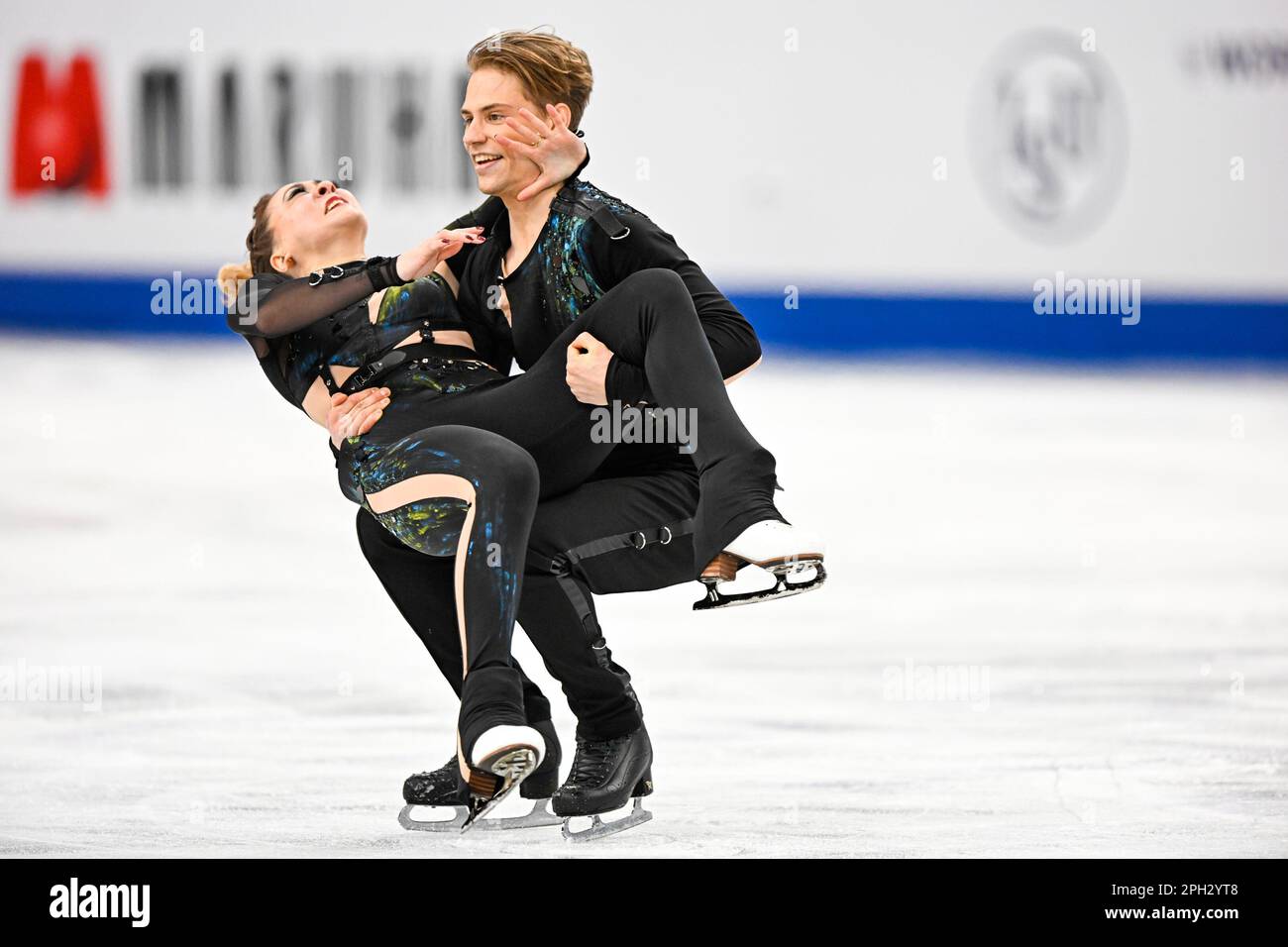 SAITAMA, JAPAN - MARCH 25: Allison Reed and Saulius Ambrulevicius of ...