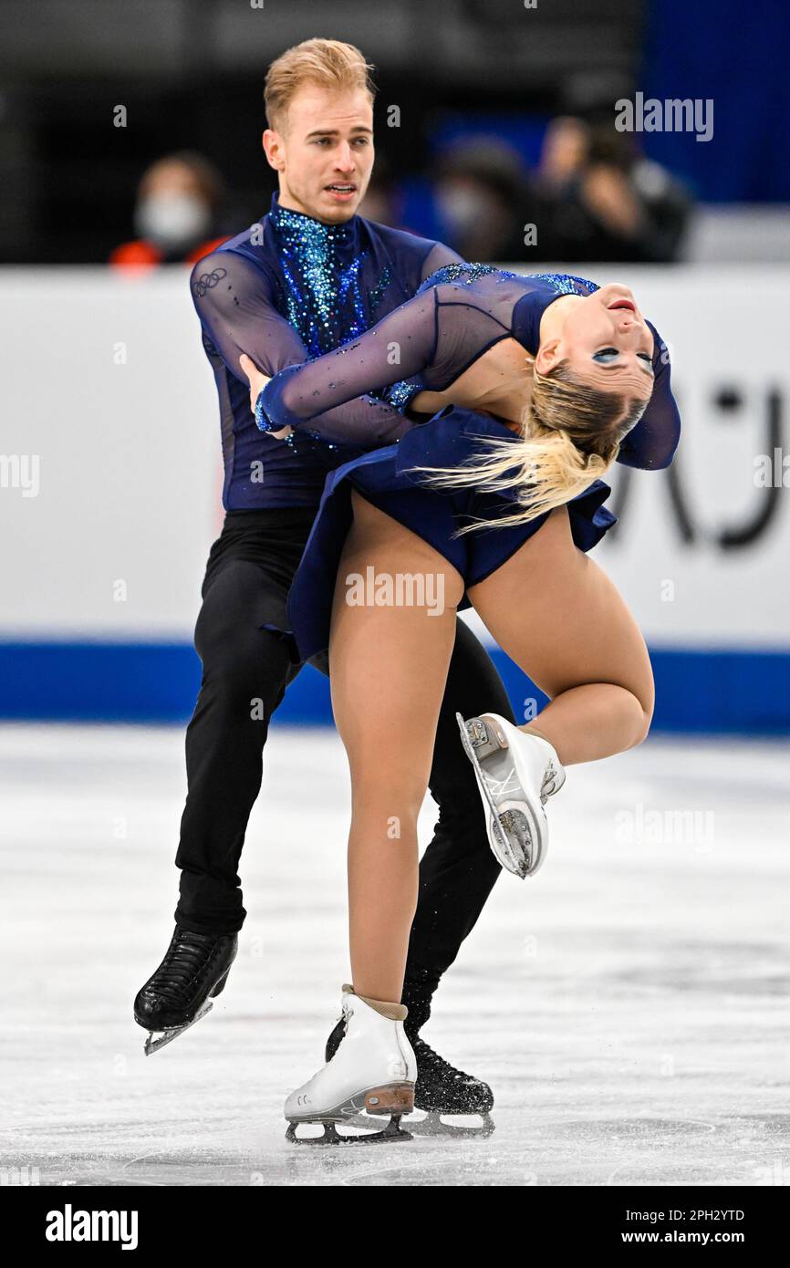 SAITAMA, JAPAN - MARCH 25: Natalie Taschlerova and Filip Taschler of ...