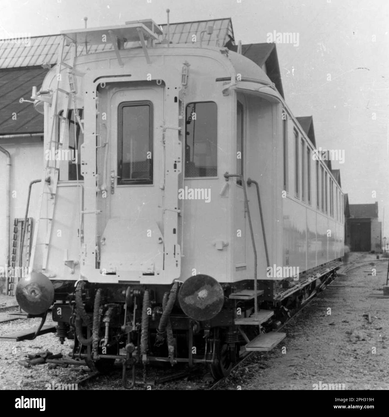 Factory photo of the Nesselsdorfer Waggonfabrik, saloon car LI Stock ...