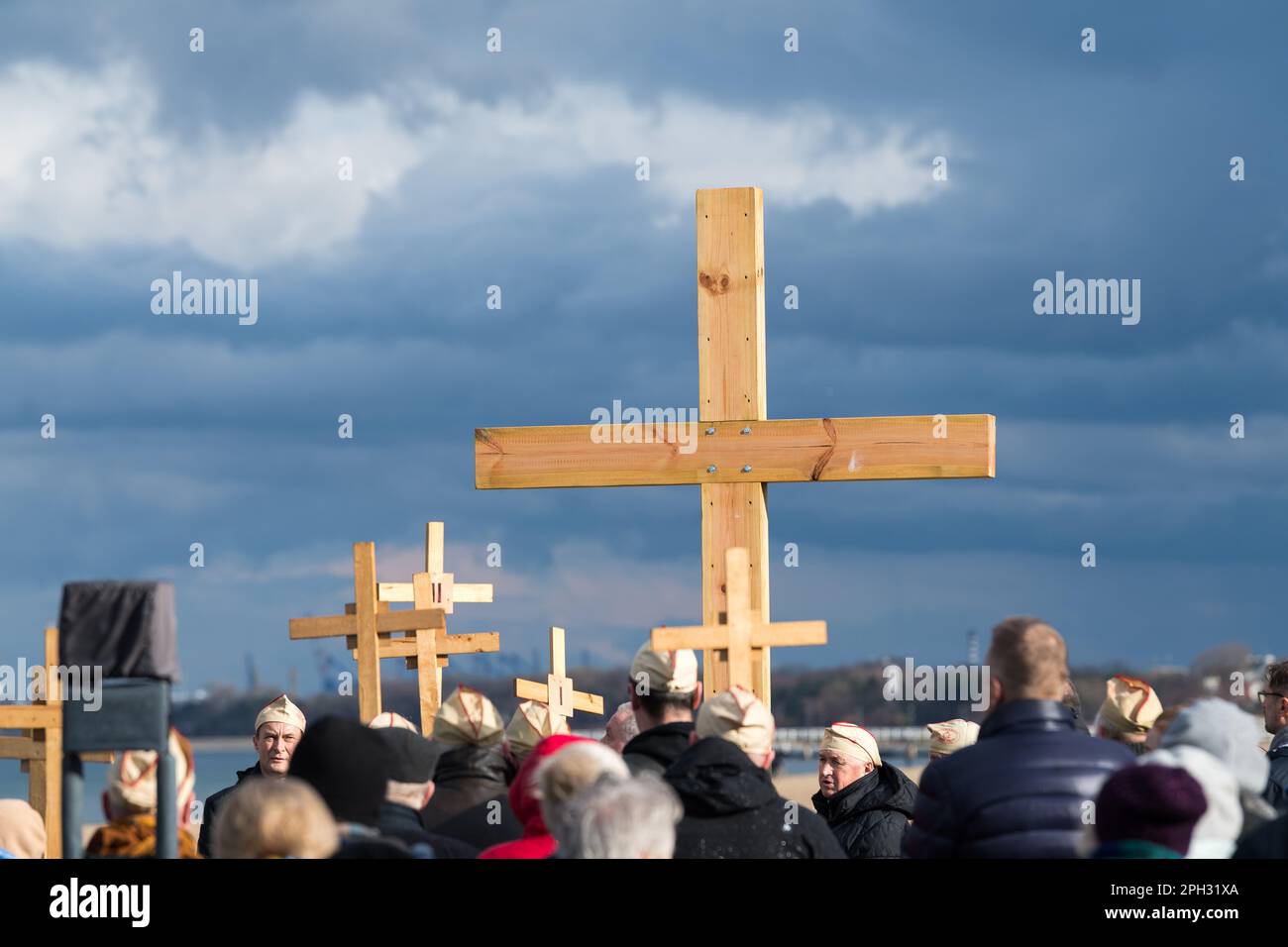Gdansk way of sorrows beach hi-res stock photography and images - Alamy