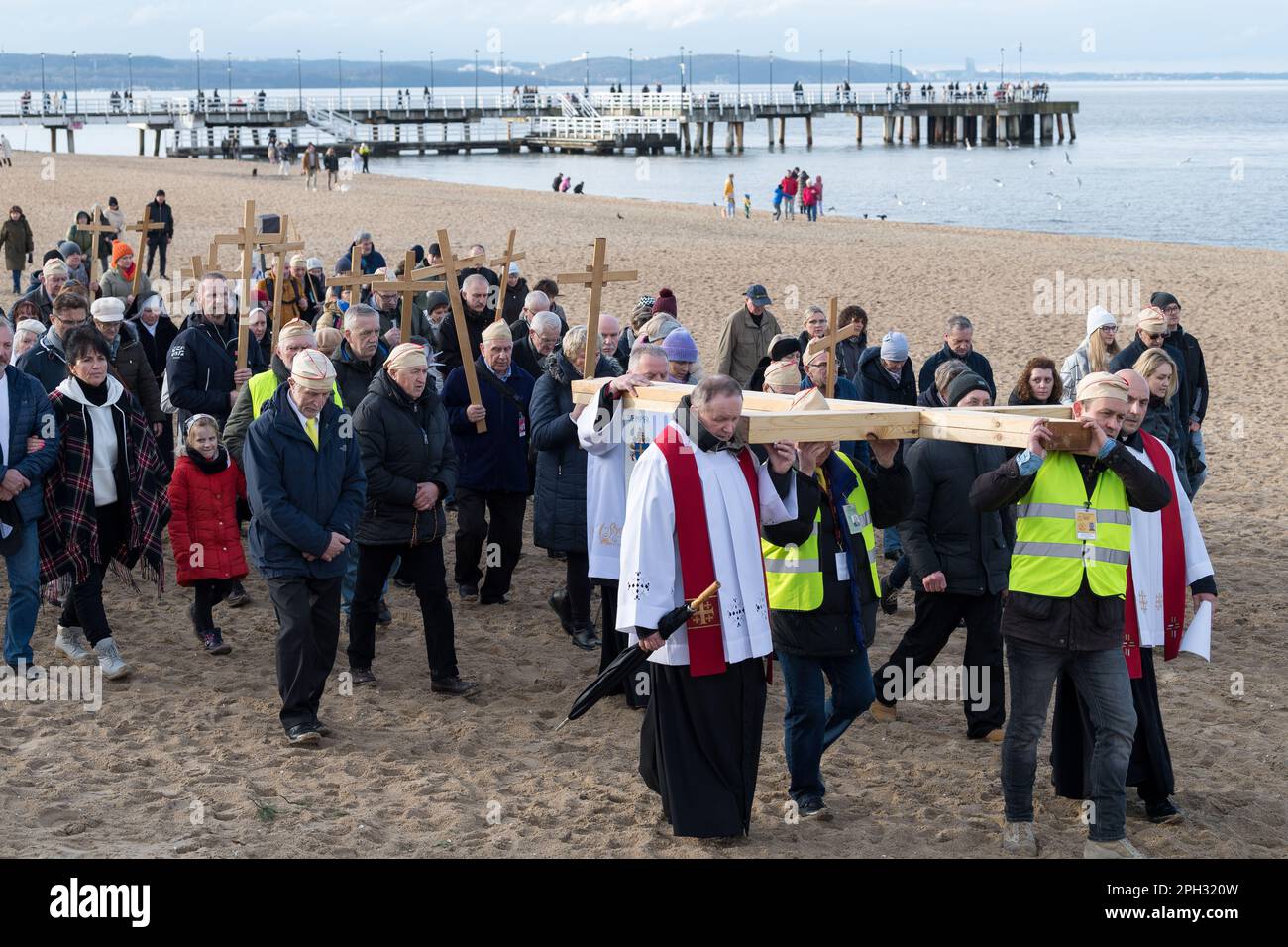 Gdansk way of sorrows beach hi-res stock photography and images - Alamy