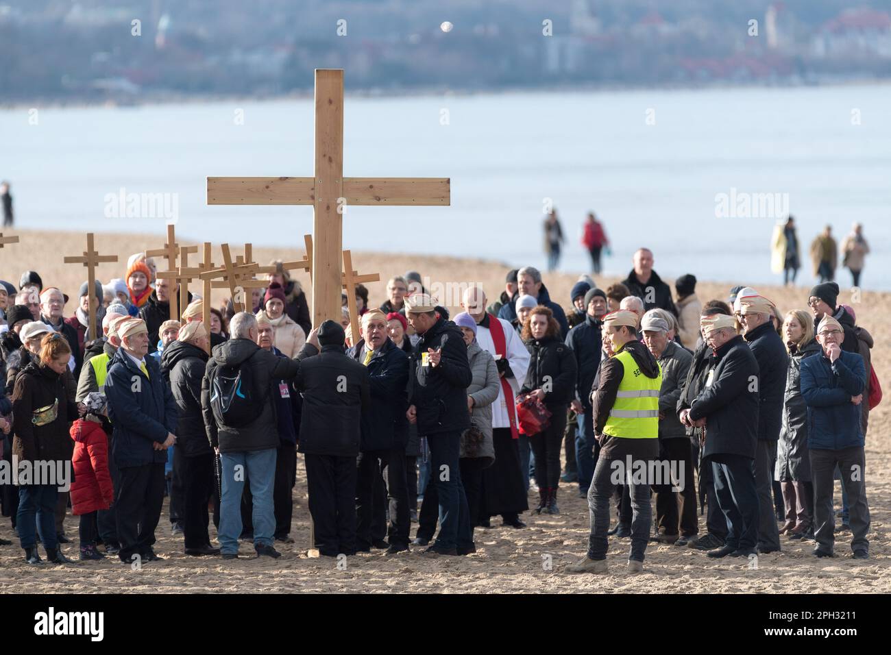 Gdansk way of sorrows beach hi-res stock photography and images - Alamy