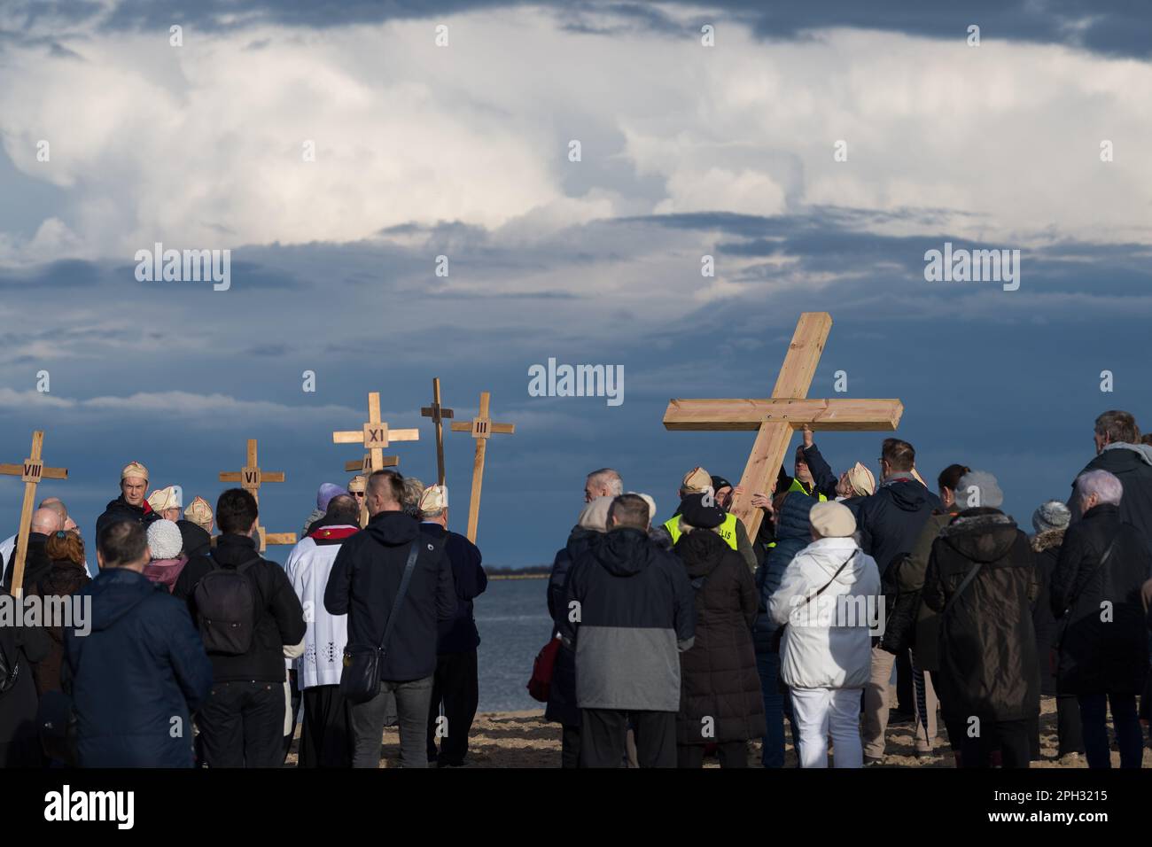 Gdansk way of sorrows beach hi-res stock photography and images - Alamy