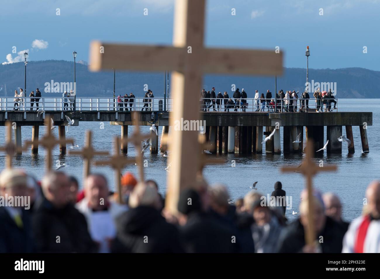 Gdansk way of sorrows beach hi-res stock photography and images - Alamy