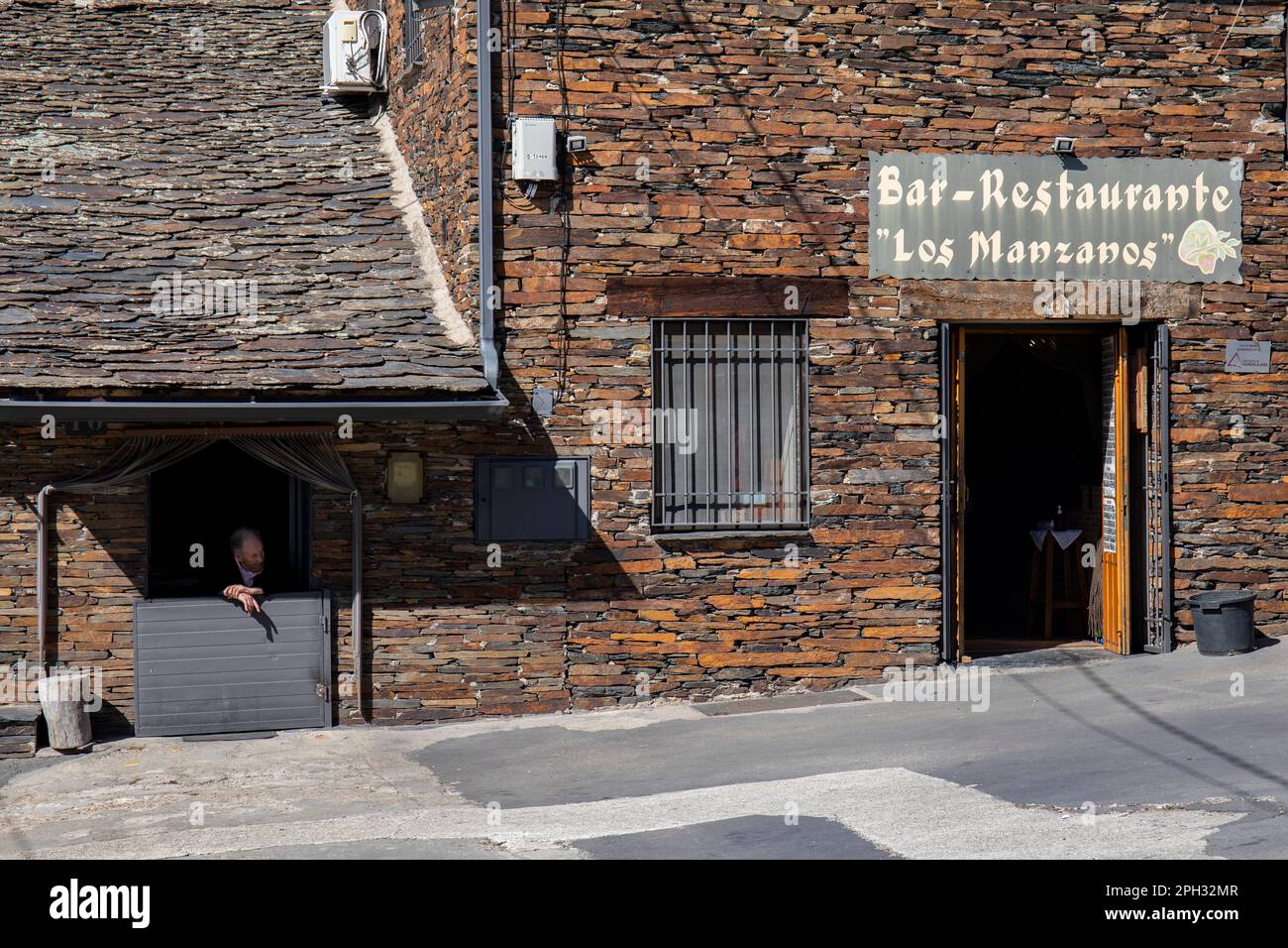 A bar-restaurant in Campillejo, on March 21, 2023, in Campillejo ...