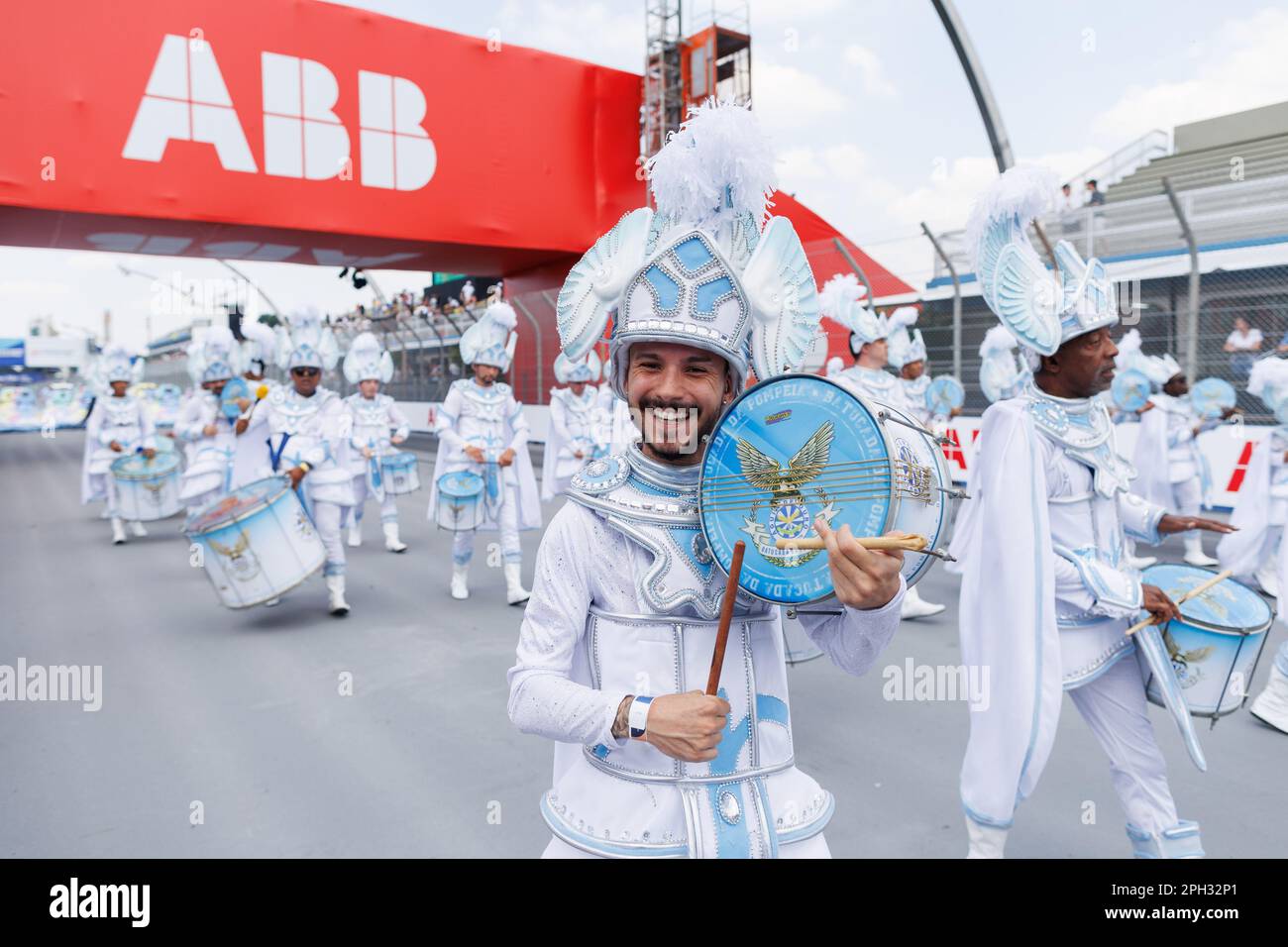 Drivers parade atmosphere during the 2023 Sao Paulo ePrix, 5th meeting of the 2022-23 ABB FIA ...