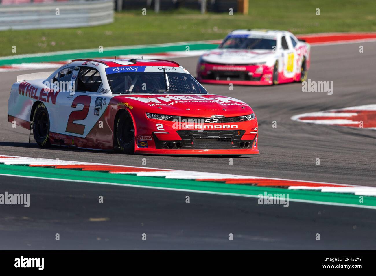 Sheldon Creed steers his car through Turn 15 during a NASCAR Xfinity ...