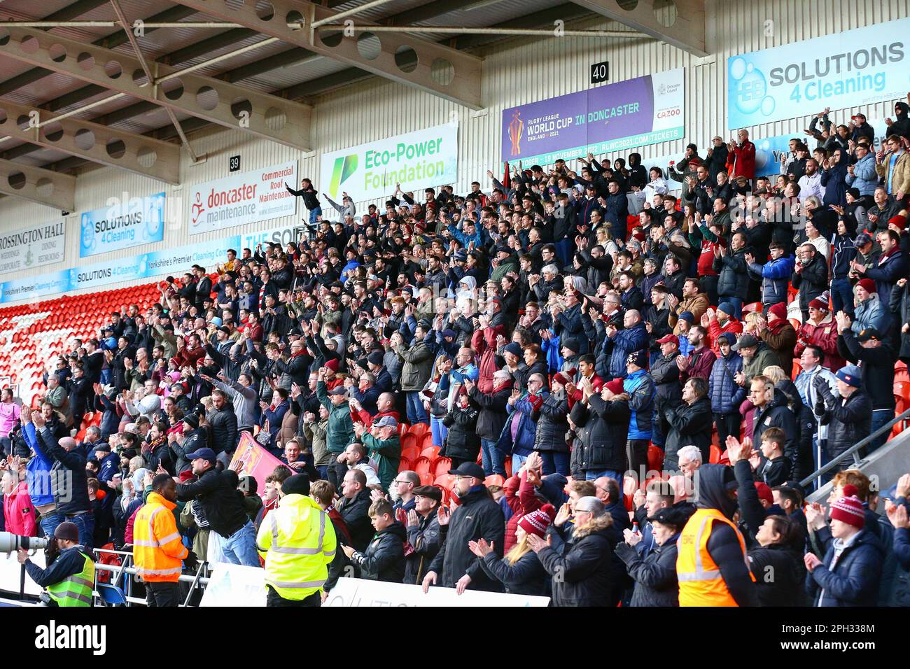 Eco - Power Stadium, Doncaster, England - 25th March 2023 Northampton ...