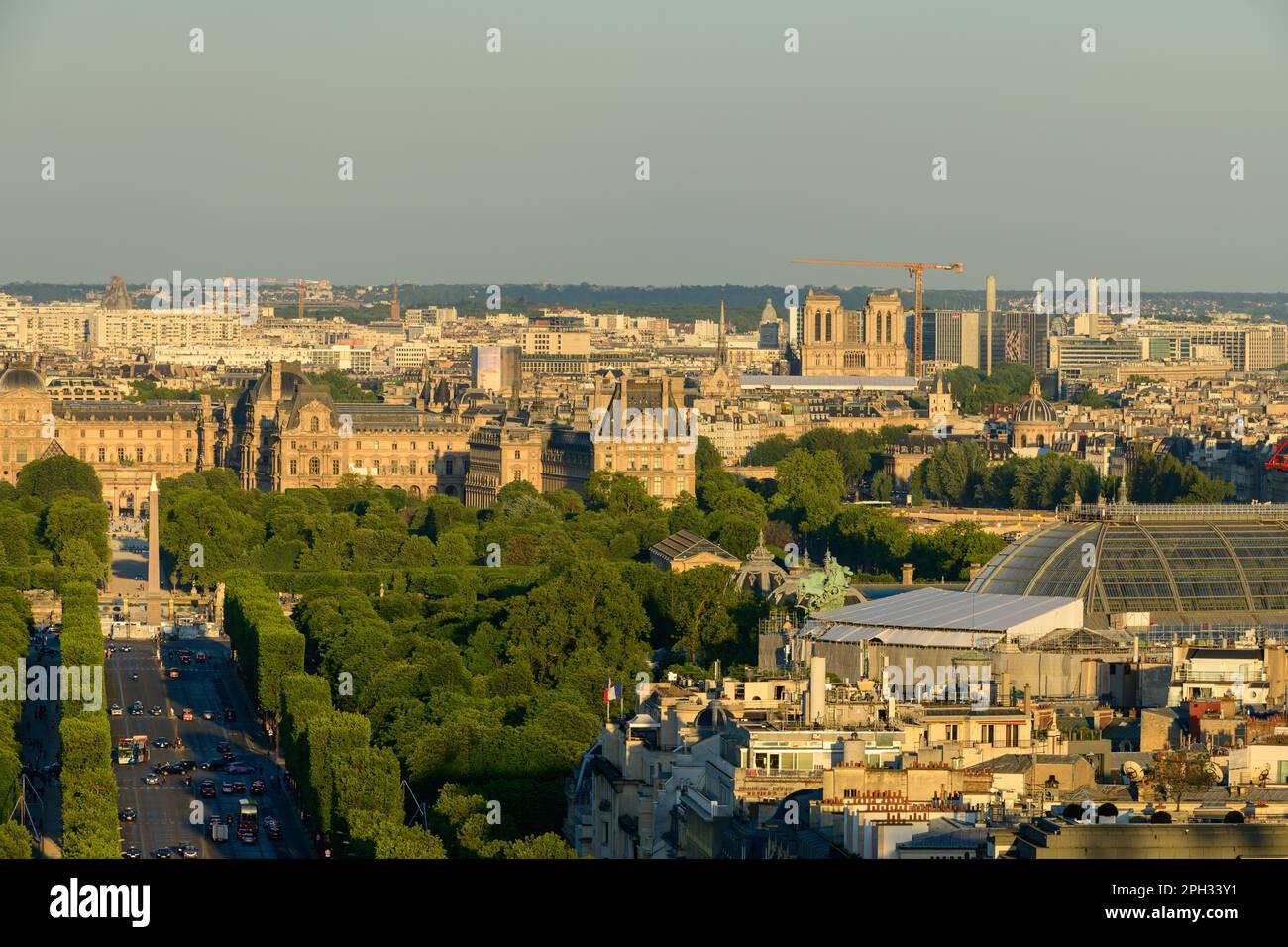 This landscape photo was taken, in Europe, in France, in ile de France ...