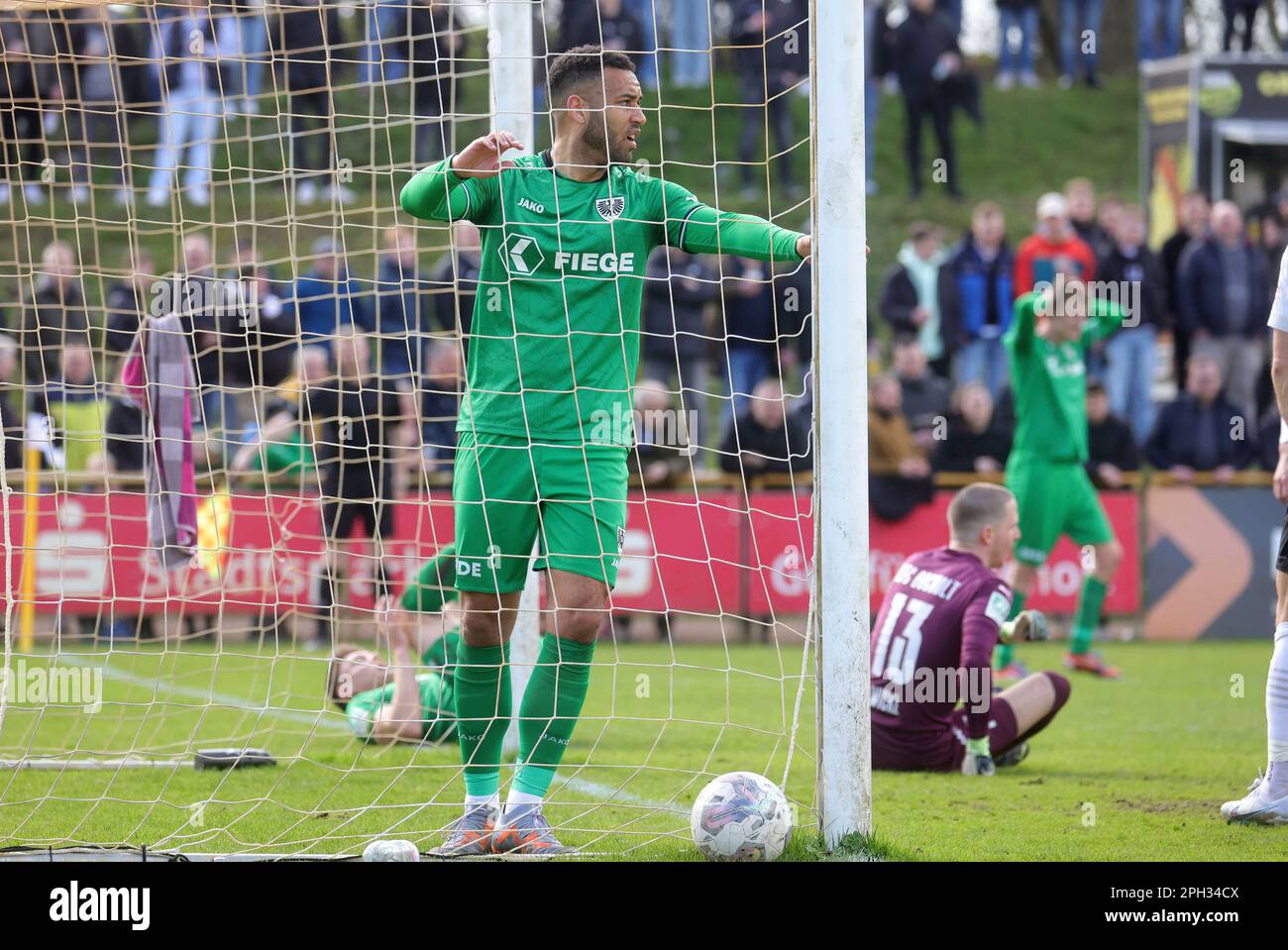 Bocholt, Deutschland. 25th Mar, 2023. firo : 03/25/2023 football ...